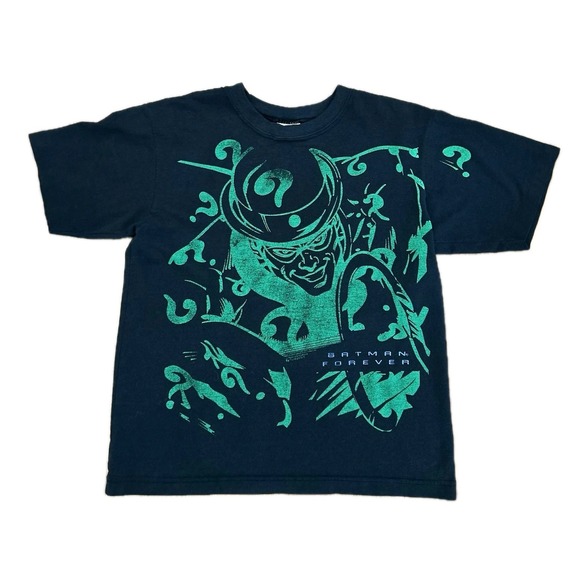 Shirts | Vintage 1995 Batman Forever Jim Carrey Riddler T Shirt Dc ...
